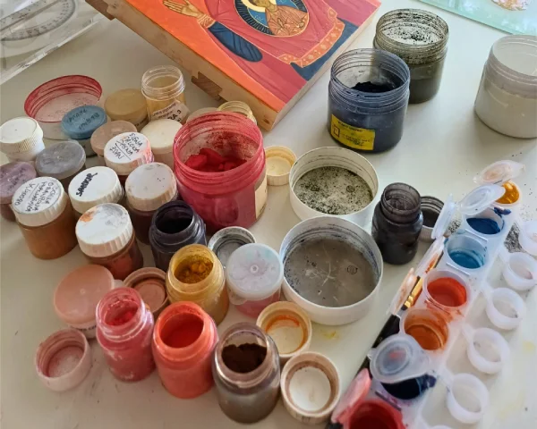 80 Natural Pigments and Egg Tempera: Sacred Icon Art